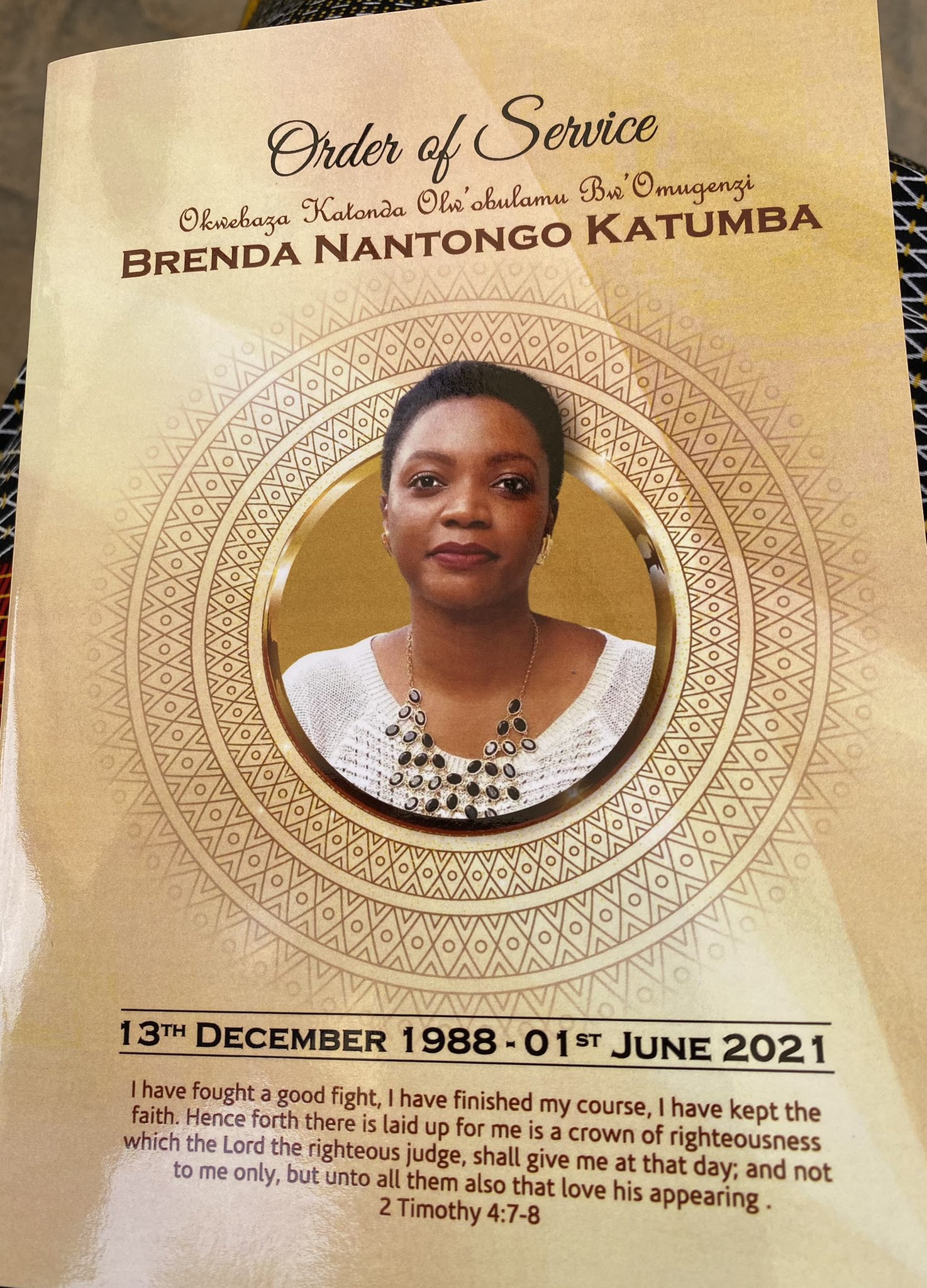 Grief Grips Mourners as Gen Katumba Daughter is Laid to Rest ...