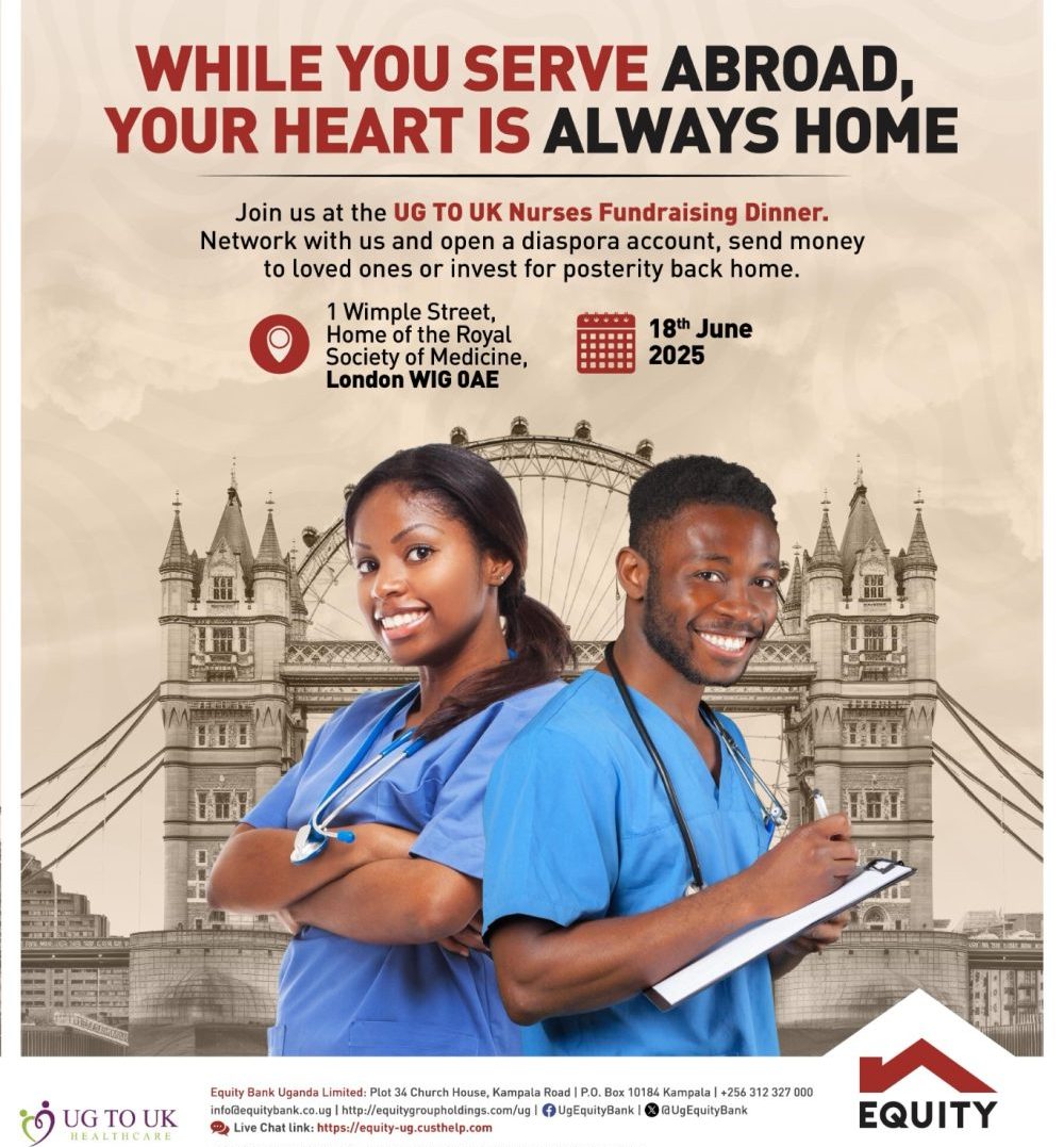 Equity Bank Uganda Teams Up with UG To UK HealthCare for A Fundraiser Dinner - ONLINE
